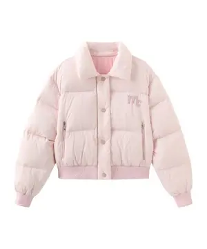 Marissa Chiara Long Sleeve Cotton Jacket - Pink
