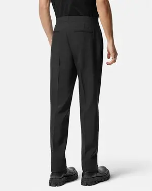 Versace Logo-appliqué Tapered-leg Chino Trousers