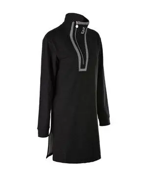EA7 Long Sleeve Dress With Slit