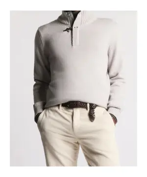 FAY Virgin Wool Sweater With Signature Closures