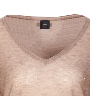 Pinko V-neck Long Sleeve Knitted Jumper