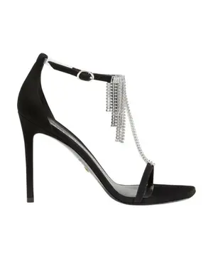 STUART WEITZMAN Logo High-heeled Sandals With Tassel Detail