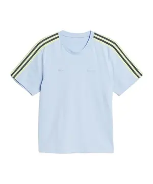 ADIDAS X WALES B ONNER Adidas Originals X Wales Bonner Set-in T-shirt - Blue
