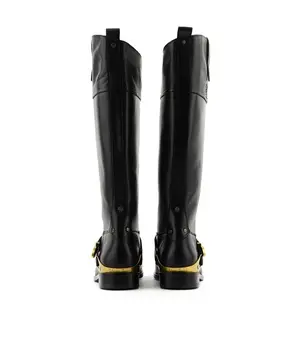 GOLDEN GOOSE Charlie Buckled Knee-high Boots - Black