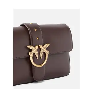 Pinko Love One Slouchy Medium Handbag - Brown