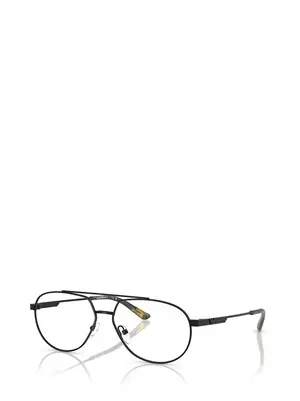 Emporio Armani Aviator Full Rim Eyeglasses - Black