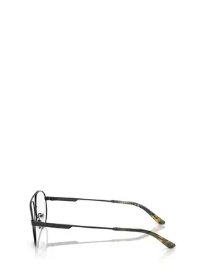 Emporio Armani Aviator Full Rim Eyeglasses - Black