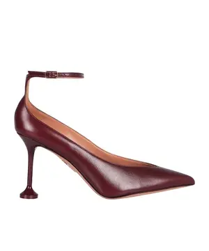 AQUAZZURA Pointed Toe Stiletto Pumps With Ankle Strap