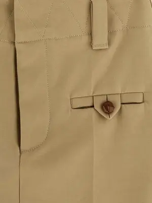 Bottega Veneta Rear Slit Midi Skirt - Pale Oak