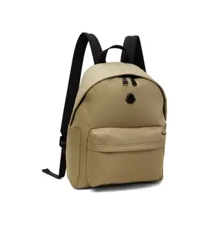 Moncler Logo Detailed Backpack - Brown
