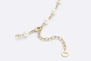 Dior Mer Des Merveilles Necklace With Pearls And Coral Pendants - White
