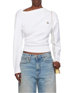 VIVIENNE WESTWOOD Orb-embellished Long Sleeve T-shirt