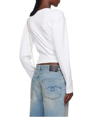 VIVIENNE WESTWOOD Orb-embellished Long Sleeve T-shirt