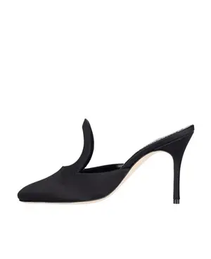 Manolo Blahnik Satin Mule