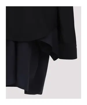 Balenciaga Long Sleeve Shirt With Pleated Details