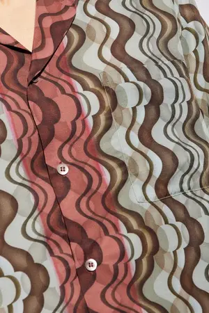 Dries Van Noten Pattern-printed Short-sleeved Shirt - Gray