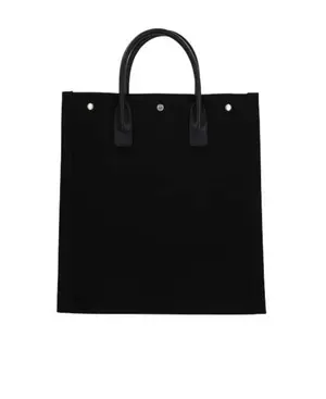 Saint Laurent Rive Gauche North/south Tote Bag - Black