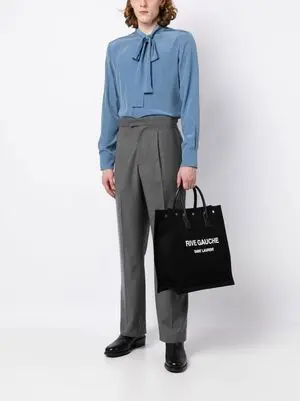 Saint Laurent Rive Gauche North/south Tote Bag - Black