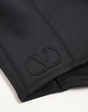 Valentino Garavani Vlogo Embossed Knitted Balaclava