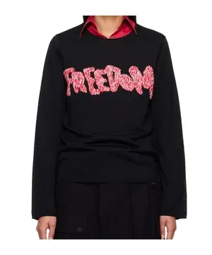 Comme Des Garçons Freedom" Pullover