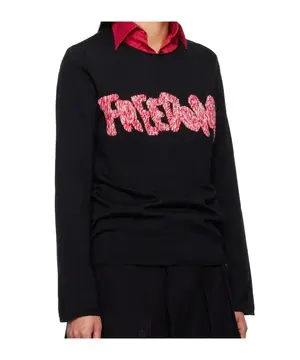 Comme Des Garçons Freedom" Pullover