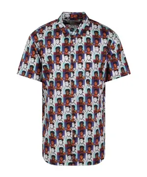 Comme Des Garçons Graphic Printed Buttoned Shirt - Multicolor