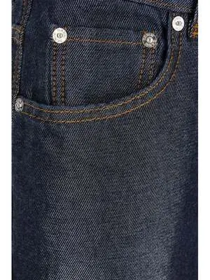 GANNI Wide Leg Denim Jeans - Black