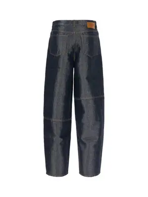 GANNI Wide Leg Denim Jeans