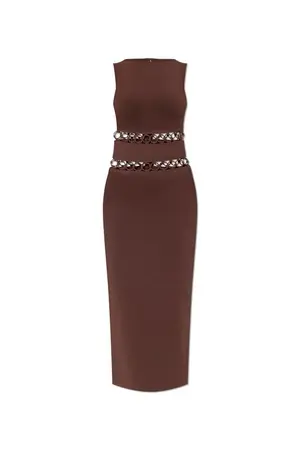 Cult Gaia Sleeveless Dress With Chain Detail