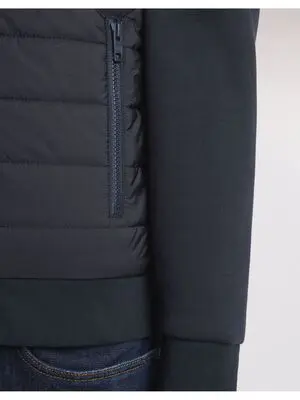 FAY Padded Bomber Jacket With Zipper Closure