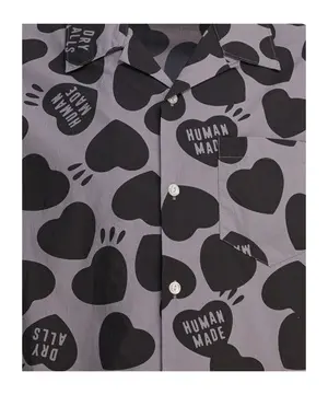 HUMAN MADE Heart Vacation Shirt - Grey