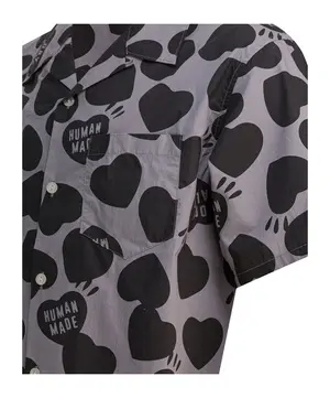 HUMAN MADE Heart Vacation Shirt - Grey