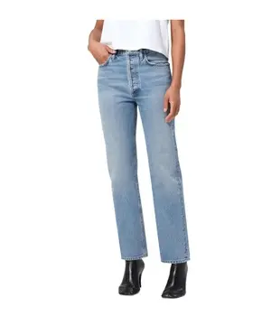 AGOLDE 90's Pinch Waist High Rise Straight Leg Jeans - Stage