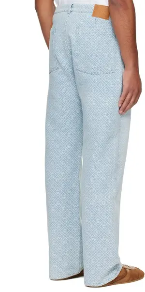 Casablanca Geometric Pattern Jeans