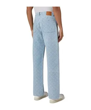 Casablanca Geometric Pattern Jeans