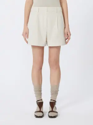 Max Mara Cotton Poplin Shorts