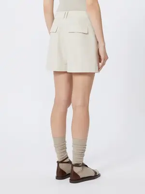 Max Mara Cotton Poplin Shorts