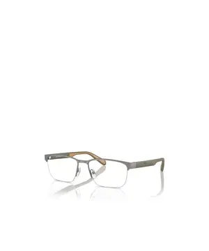 Emporio Armani Rectangular Eyeglasses - Gray