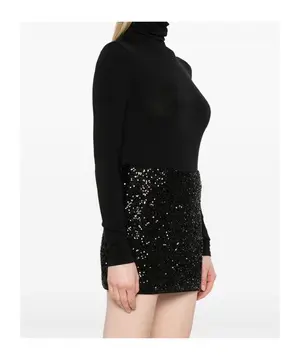 Wolford High Neck Long Sleeve Bodysuit - Black