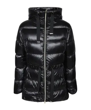 Herno Padded Down Jacket With Drawstring Hood And Waist