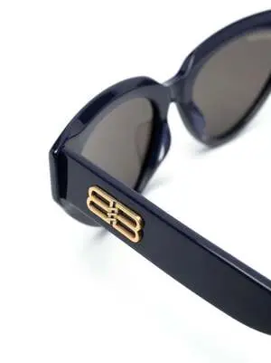 Balenciaga Cat Eye Frame Sunglasses - Blue