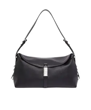 Pinko Logo Detailed Shoulder Bag - Black
