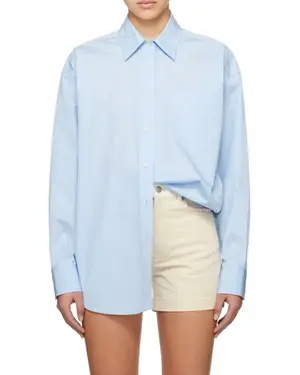 Stella McCartney Paneled Shirt With Pointed Collar