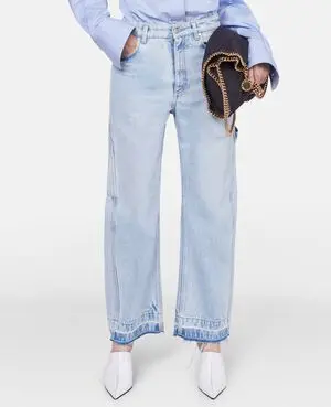 Stella McCartney Paneled Shirt With Pointed Collar