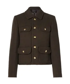 Women's Wool-Twill Field Jackets