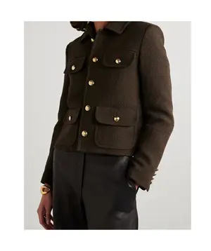 NILI LOTAN Paola Cotton-blend Tweed Jacket