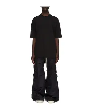 Rick Owens Jumbo Ss Crewneck T-shirt - Black