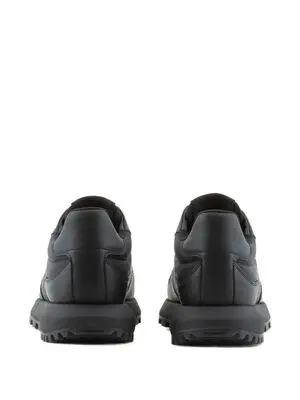 Emporio Armani Logo Plaque Lace-up Sneakers
