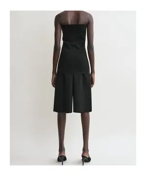TOTEME Strapless Tube Top In Compact Knit