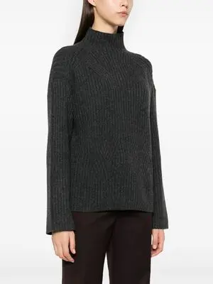 LOULOU STUDIO Ines Ribbed High Neck Sweater